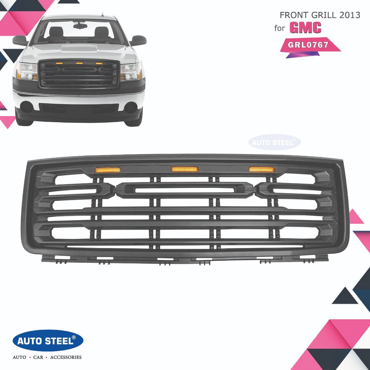 GMC Silverado 2013 Front Grill - Kazi Auto Trading